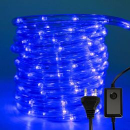 Led Lichtschlauch 10m Blau für Aussen Innen Lichterschlauch Lichterkette Lichtband Partylicht Dekobeleuchtung Weihnachtsbeleuchtung - HENGDA