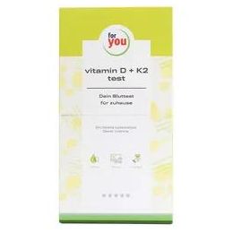 FOR YOU vitamin D3 & K2 test Bluttest f.zuhause 1 St