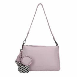 Harbour 2nd Just Pure Schultertasche Leder 31 cm pastel lilac