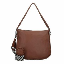 Harbour 2nd Just Pure Sarina Schultertasche Leder 34 cm charming cognac