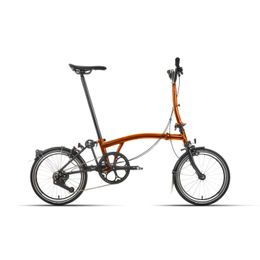 Brompton P-Line Urban - 4 speeds - 16 Zoll 4K Faltrad - Flame Lacquer