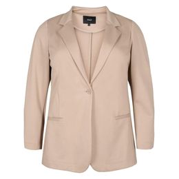 ZIZZI Blazer 'JMADDIE' Damen Gr&ouml;&szlig;e 60 beige