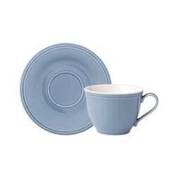 like. by Villeroy & Boch Kaffeetasse mit Untertasse Color Loop 250 ml