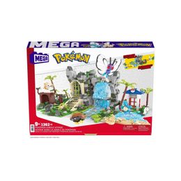 Mattel HHN61 - Mega Construx - Pokémon - Ultimatische Dschungelexpedition, Bausatz 1347 Teile