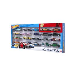 Mattel H7045 sort. - Hot Wheels - Die-Cast Fahrzeuge, 1:64. 20er Pack, mehrfach sortiert