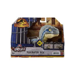 Mattel GWY55 - Jurassic World - Uncaged - Velociraptor 'Beta', interaktive Dinosaurier-Spielfigur