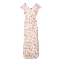 Véro Moda VERO MODA Kleid Damen Größe 36 safran / grün / pink / weiß Winterkleid
