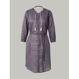 Scotch & Soda SCOTCH & SODA Kleid Damen Größe 36 basaltgrau / rot / weiß Winterkleid
