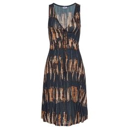 Buffalo Kleid Damen Gr&ouml;&szlig;e 36 creme / blau / marine / braun