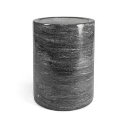 yunic - Marmor Utensilienbehälter H 16 cm, dunkelgrau