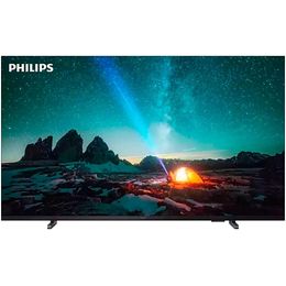 F (A bis G) Philips LED-Fernseher "55PUS7609/12" Fernseher grau (anthrazit) LED Fernseher