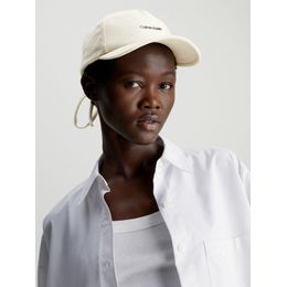 Calvin Klein Baseball Cap METAL LETTERING CANVAS CAP, beige