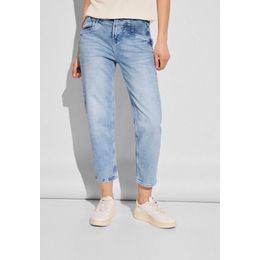 Street One Regular-fit-Jeans in Bleach-Waschung, blau