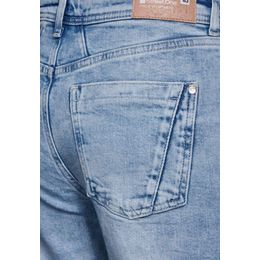 Street One Regular-fit-Jeans in Bleach-Waschung, blau