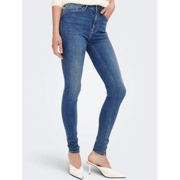 Only Skinny-fit-Jeans ONLPAOLA HW SK DNM TAI, blau