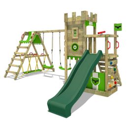 Fatmoose Spielturm Ritterburg BoldBaron mit Schaukel SurfSwing