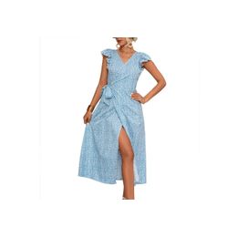 ZWY Dirndl Damen Wickelkleid