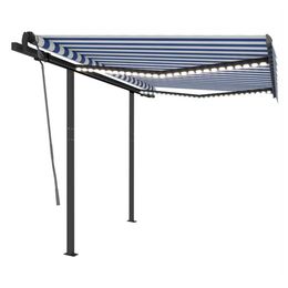 DOTMALL Sonnensegel Manual Retractable Awning with LED 3x2