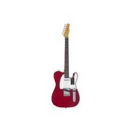 Fender E-Gitarre, American Vintage II 1963 Telecaster RW Crimson Red Transparent