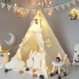 EBUY Spielzelt TreeBud Kinder Tipi Zelt mit gepolsterter Matte