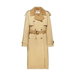 Esprit Funktionsmantel Trenchcoat im Bahnendesign