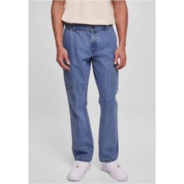 Urban Classics Funktionshose Straight Leg Cargo Jeans Herren Cargo Jeans