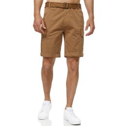 Tazzio Cargoshorts A200 Cargo Shorts inkl. abnehmbarem Gürtel