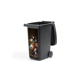 MuchoWow Wandsticker Vase mit Blumen