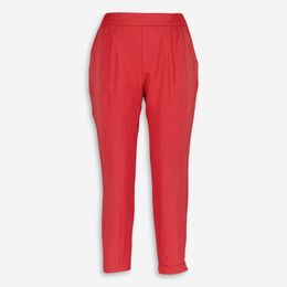 TK Maxx Rote Cropped Fit Hose aus Leinen