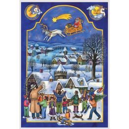 Adventskalender "Nikolaus im Schlitten"
