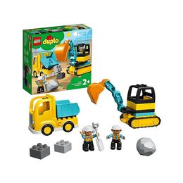 Lego 10931 Bagger und Laster Bausatz, Mehrfarbig