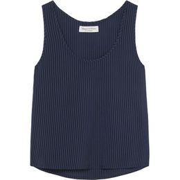 Marc O'Polo Marc O'Polo Schlafanzug-Top, U-Ausschnitt, für Damen, blau, XL