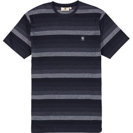 Garcia T-Shirt, Logo-Patch, für Herren, blau, XL
