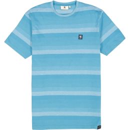 Garcia T-Shirt, Logo-Patch, für Herren, blau, M