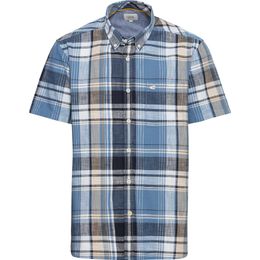 Camel Active Freizeithemd, Regular-Fit, Kurzarm, Button-Down-Kragen, für Herren, blau, XL