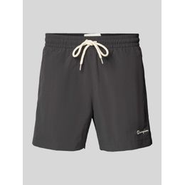 Champion Regular Fit Badehose mit Label-Stitching