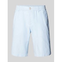 Tom Tailor Denim Regular Fit Leinenshorts mit Gesäßtasche