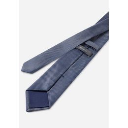 MONTI Krawatte LANDO Reine Seide, Minimal-Muster, grau