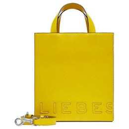 Liebeskind Berlin Shopper Paperbag S PAPER BAG LOGO CARTER, Portmonnaie,Geldbeutel, zertfiziert nach LWG, Wallet, gelb