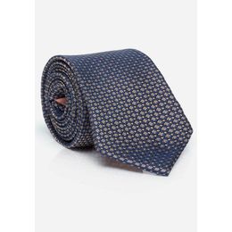 MONTI Krawatte LIANO mit Wolleinlage für angenehmes Tragegefühl und Formstabilität, beige|blau