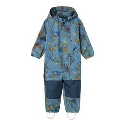 name it Softshelloverall NMMALFA08 SOFTSHELL SUIT AOP FO NOOS, blau