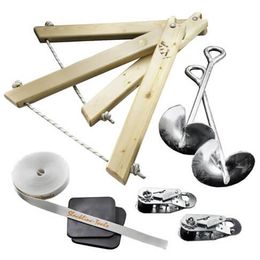 Slackline-Tools - Frameline Set - Slackline Gr 15 m metall /gelb
