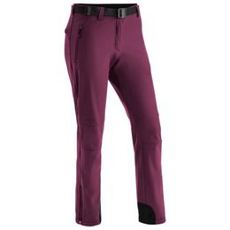 Maier Sports - Women's Tech Pants - Tourenhose Gr 19 - Short lila