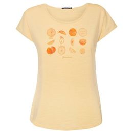 Greenbomb - Women's Bike Citrus Cool - T-Shirts - T-Shirt Gr XS beige