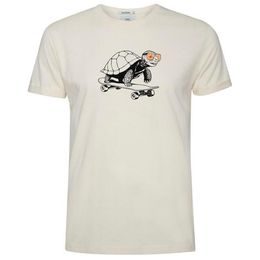 Greenbomb - Animal Turtle Roll On Roll - T-Shirts - T-Shirt Gr S beige