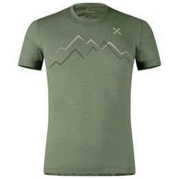 Montura - Merino Skyline T-Shirt - Merinoshirt Gr L verde salvia