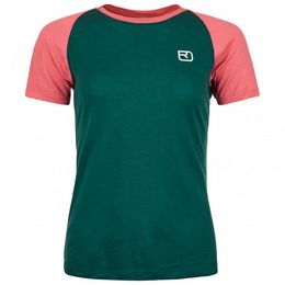 Ortovox - Women's 120 Tec Fast Mountain T-Shirt - Merinoshirt Gr L grün