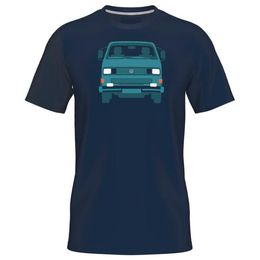 Elkline - Kid's Four Wheels To Freedom Tedrei - T-Shirt Gr 104 blau