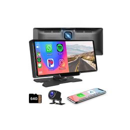 Hikity 9.3 Zoll Smart Screen Player Carplay Auto Display Navi mit Kamera Navigationsgerät (Mirror Link