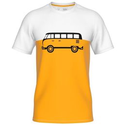 Elkline - Kid's Four Wheels To Freedom Abfahrt - T-Shirt Gr 104 orange